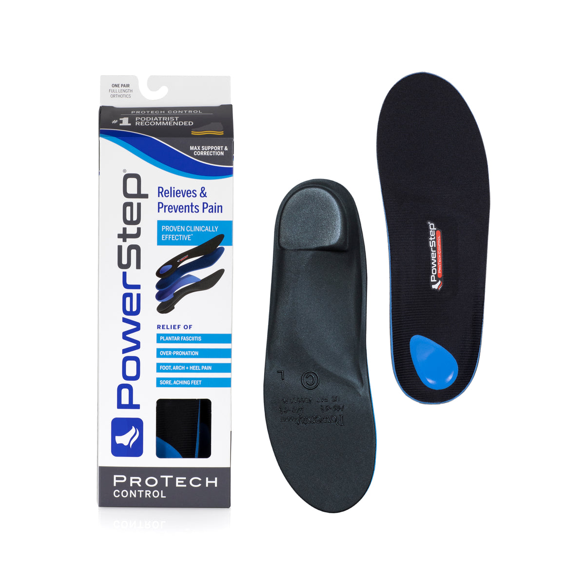Powerstep Protech Control | Best Insoles for Overpronation – Insoles.com